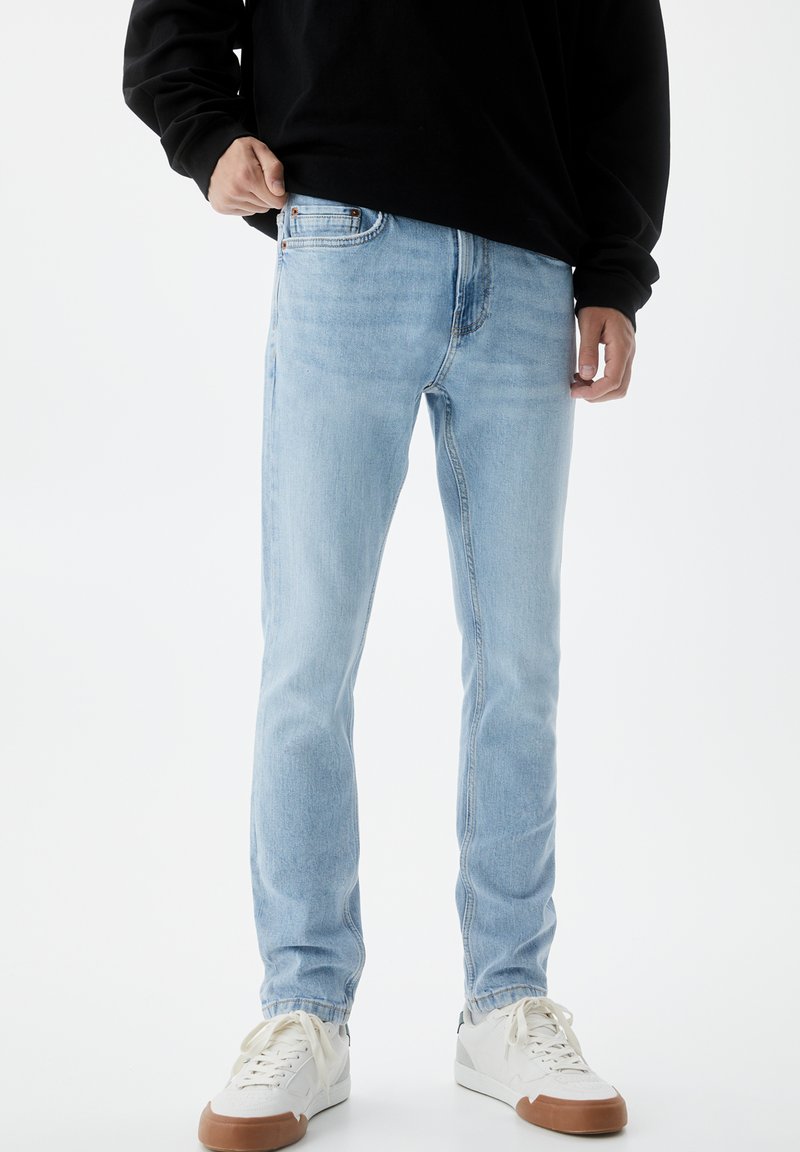 PULL&BEAR COMFORT FIT - Jeans Slim Fit - stone blue denim/stone-blue ...