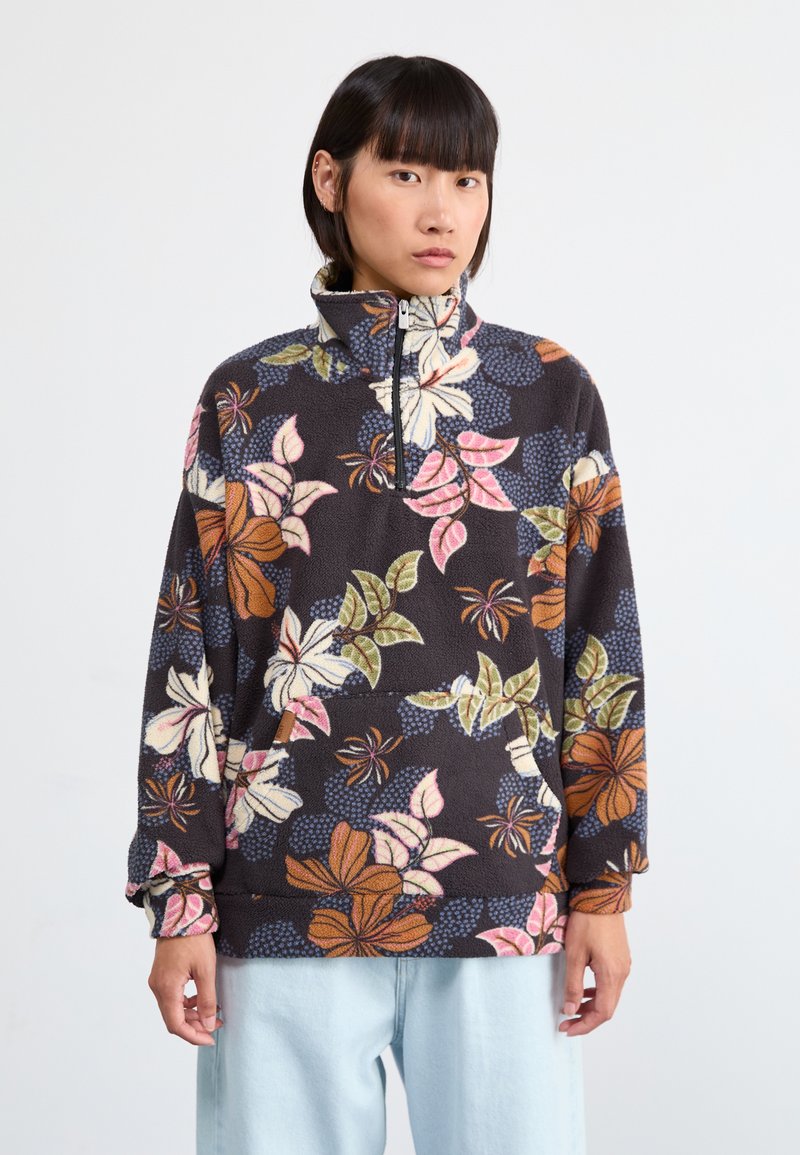 Roxy LIVE OUT LOUD - Fleece jumper - phantom sunny/black - Zalando.co.uk