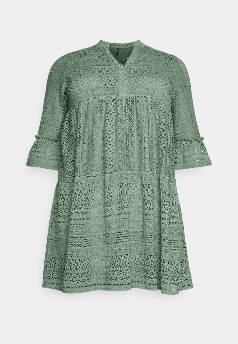 Vero Moda Curve VMHONEY TUNIC - Tunika - green/grønn - Zalando.no