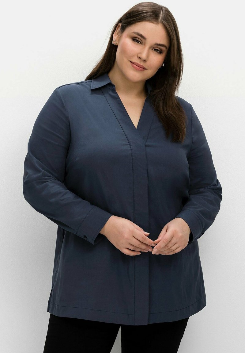 Sheego Camicia - nachtblau/blu scuro - Zalando.it