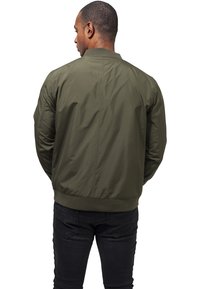 Urban Classics LIGHT BOMBER JACKET - Bomberjacks - darkolive/donkergroen - Zalando.nl