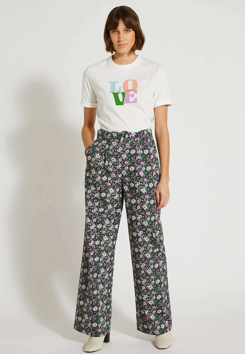 Monoprix Pantalon classique - japonais/bleu marine - ZALANDO.FR