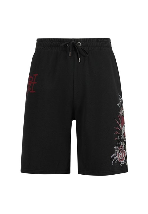 Ed Hardy SNAKE & SKULL IN FLAMES SLEEVELESS - Débardeur - black/noir ...