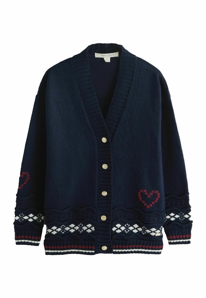 Laura Ashley HOMESPUN ANCHOR - Cardigan - navy/blue - Zalando