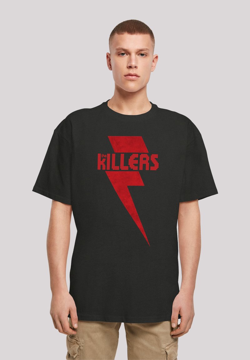 F4NT4STIC THE KILLERS ROCK BAND RED BOLT - T-shirt imprimé - black/noir ...