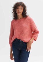 Opus POLOMNA - Strickpullover - watermelon/pink - Zalando.at