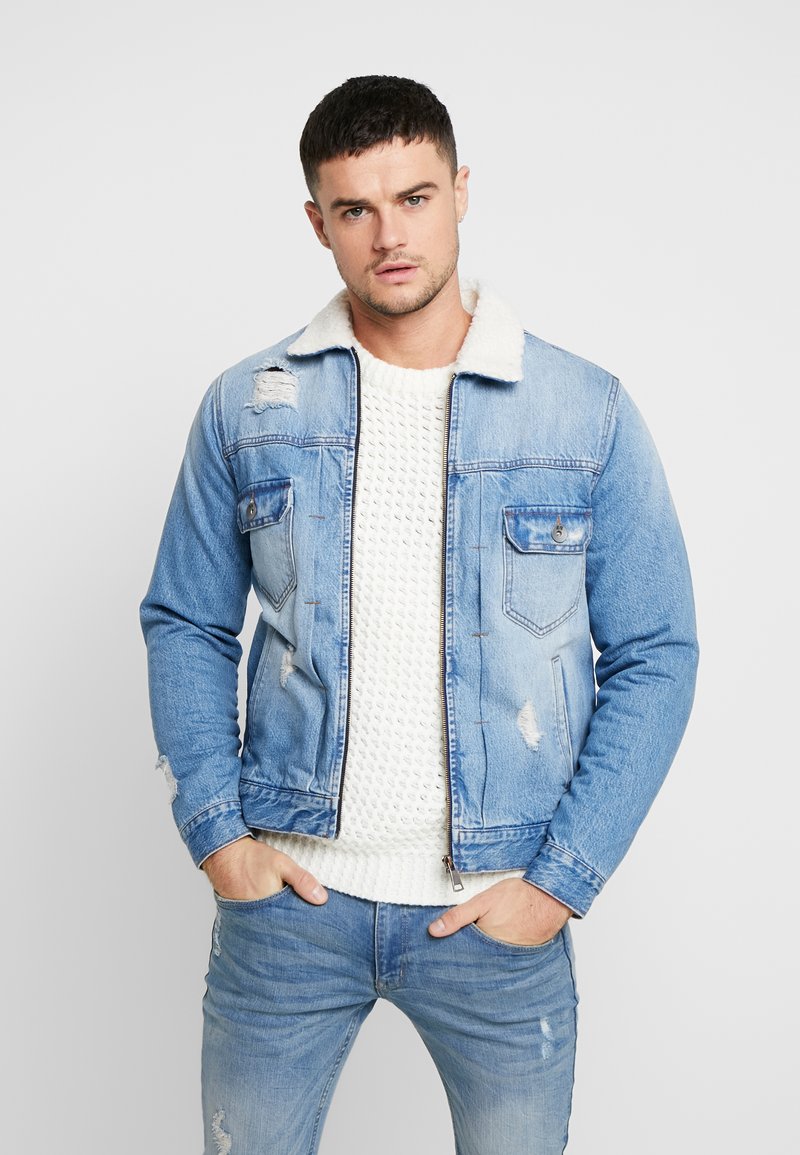 Redefined Rebel DENNIS JACKET - Denim jacket - light blue/light-blue ...
