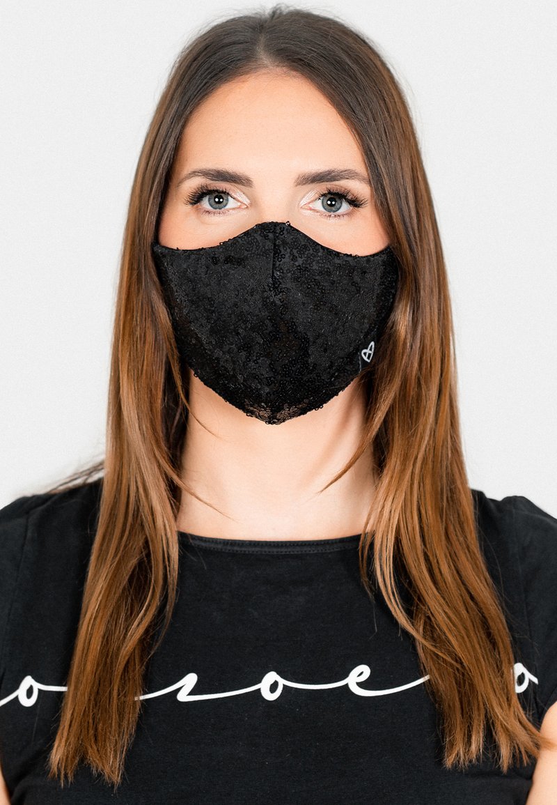 zoe STARDUST - Stoffmaske - black/schwarz - Zalando.de