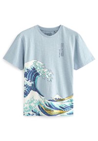 Next HOKUSAI THE GREAT WAVE LICENSE STANDARD - Printtipaita - white ...