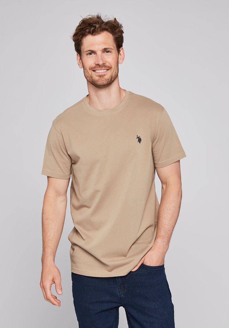 U.S. Polo Assn. ARJUN - T-Shirt basic - crockery/taupe - Zalando.de