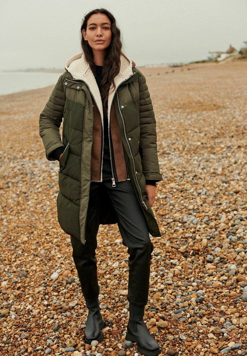 Next Winter coat - khaki - Zalando.de
