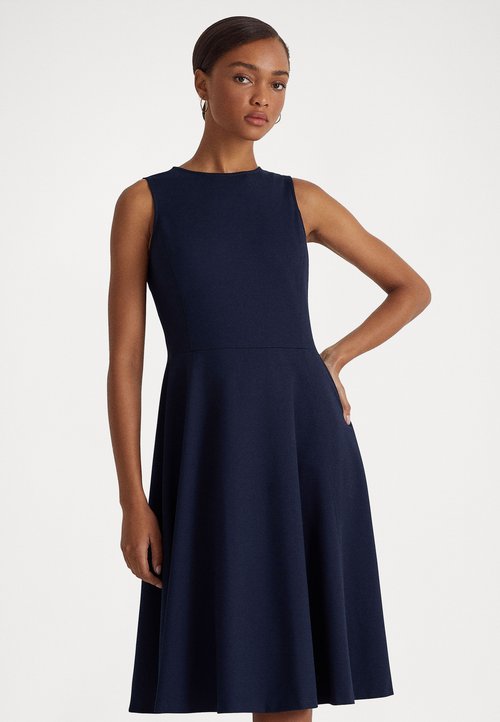 Lauren Ralph Lauren BRYGITKA SHORT SLEEVE DAY DRESS - Vapaa-ajan mekko - lighthouse navy ...
