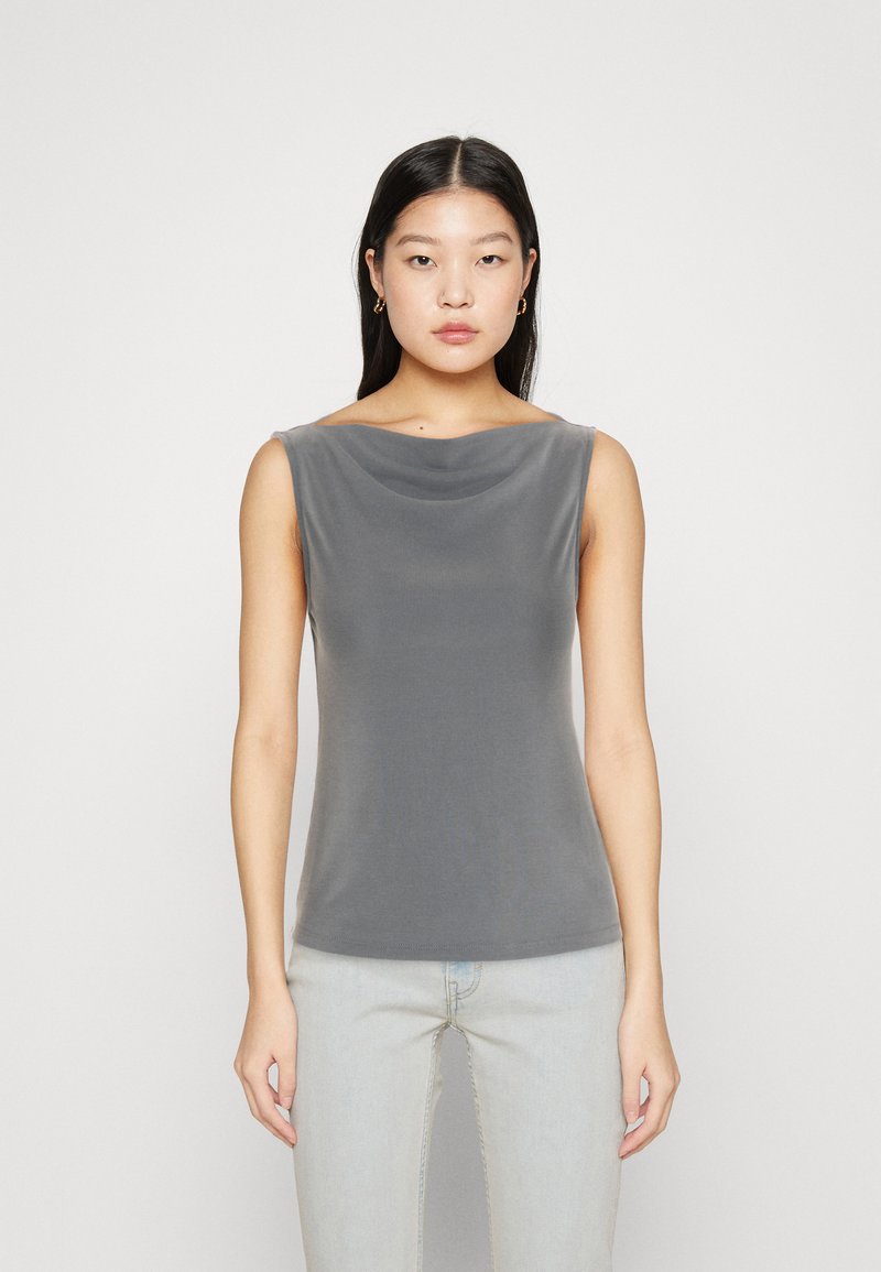 Monki Top - grey medium dusty/grey - Zalando.co.uk
