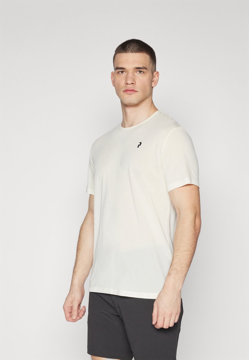 Peak Performance DELTA TEE - Sports T-shirt - vintage white/white ...