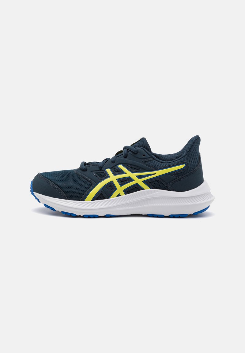 ASICS JOLT 4 UNISEX - Neutral running shoes - french blue/glow yellow ...