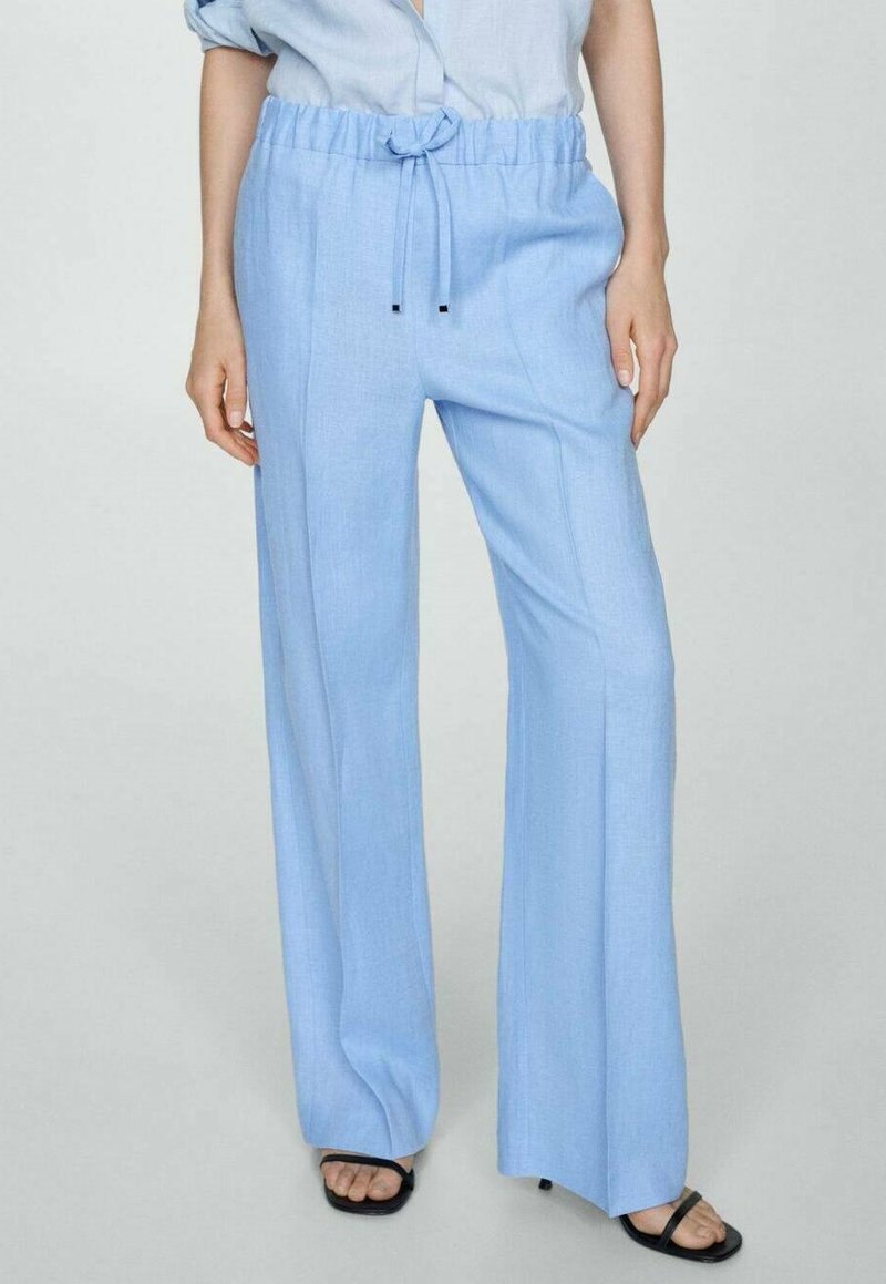 Mango Trousers - light blue - Zalando.ie