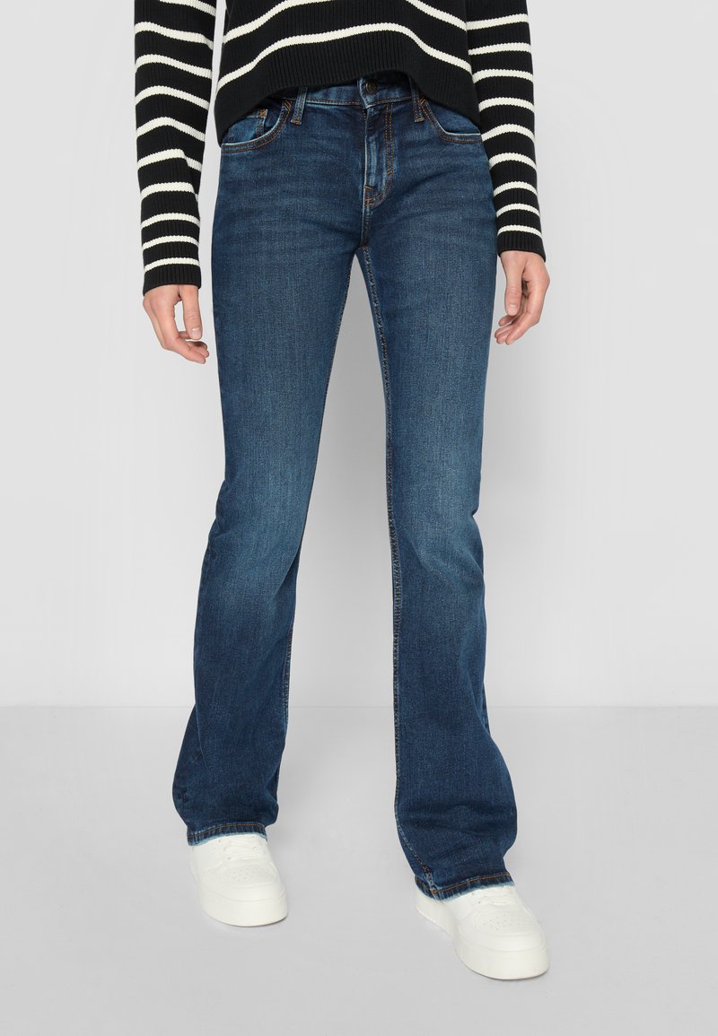 Esprit Bootcut-farkut - saluda dark blue/tummansininen - Zalando.fi