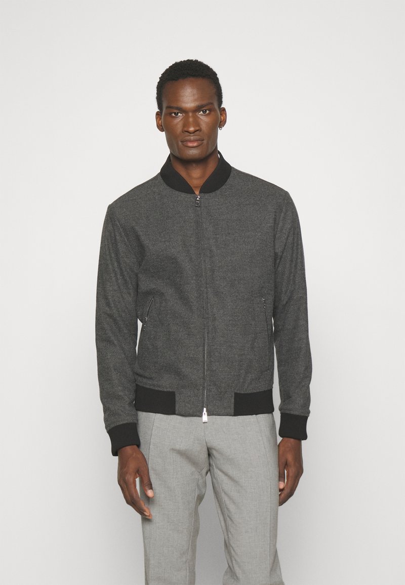 BOSS HANRY - Bomberjacke - dark grey/dunkelgrau - Zalando.at