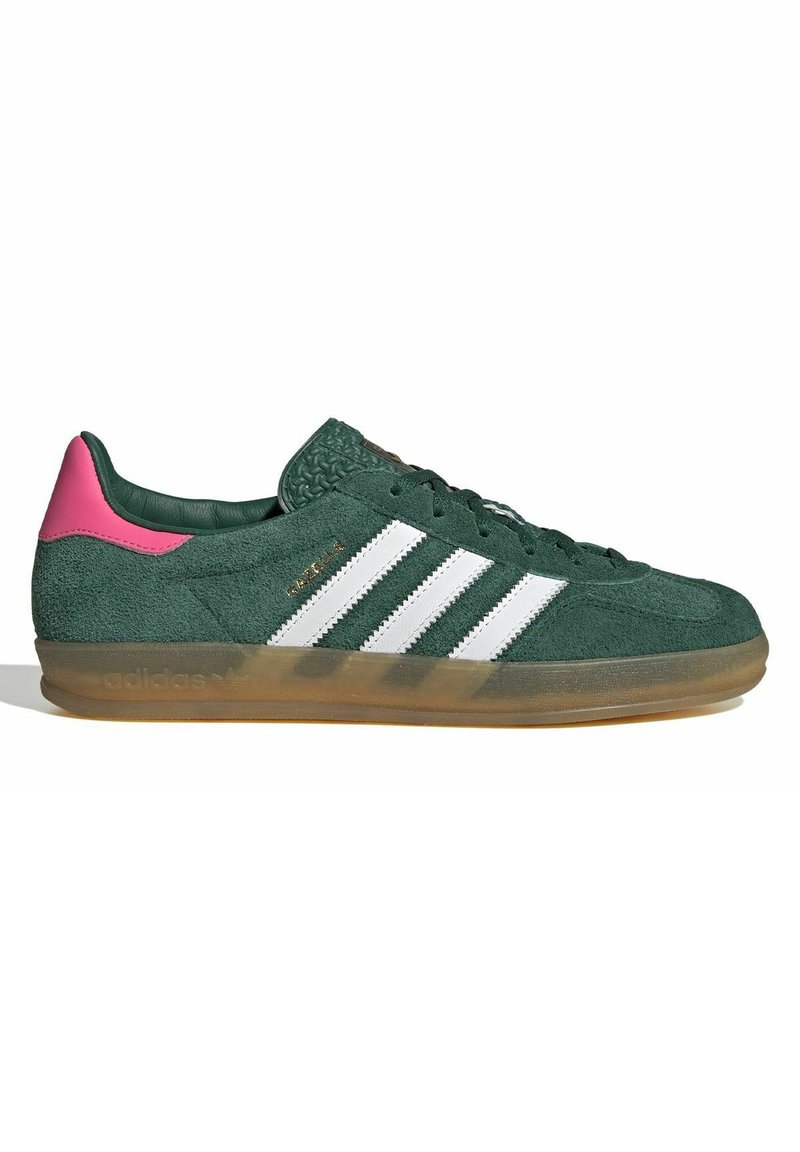 adidas Originals GAZELLE INDOOR W - Trainers - green/dark green ...