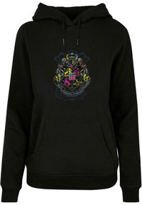 ABSOLUTE CULT HARRY POTTER NEON HOGWARTS CREST - Felpa con cappuccio ...