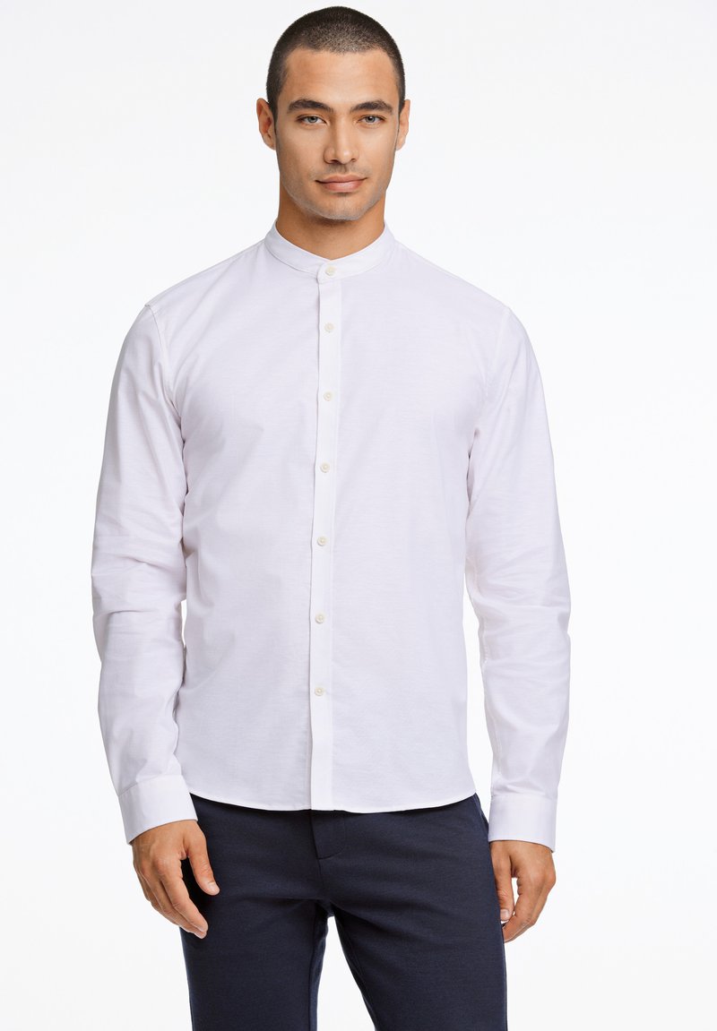 Lindbergh MANDERIN - Chemise - white/blanc - ZALANDO.BE