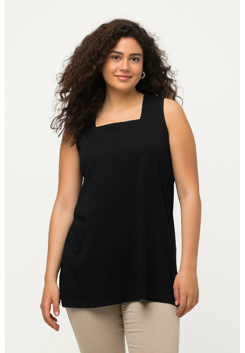 Ulla Popken Top - black/schwarz - Zalando.at