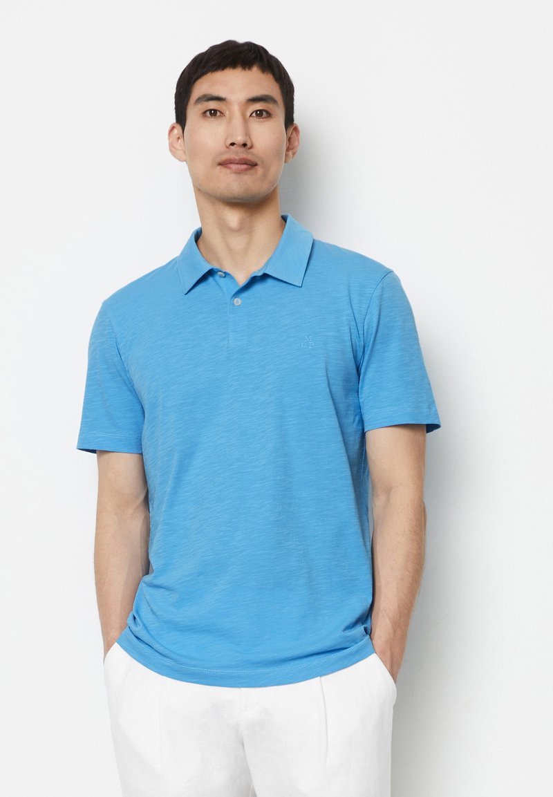 Marc O'Polo SHAPED IN SOFTER-QUALITÄT - Poloshirt - azure blue/blauw ...