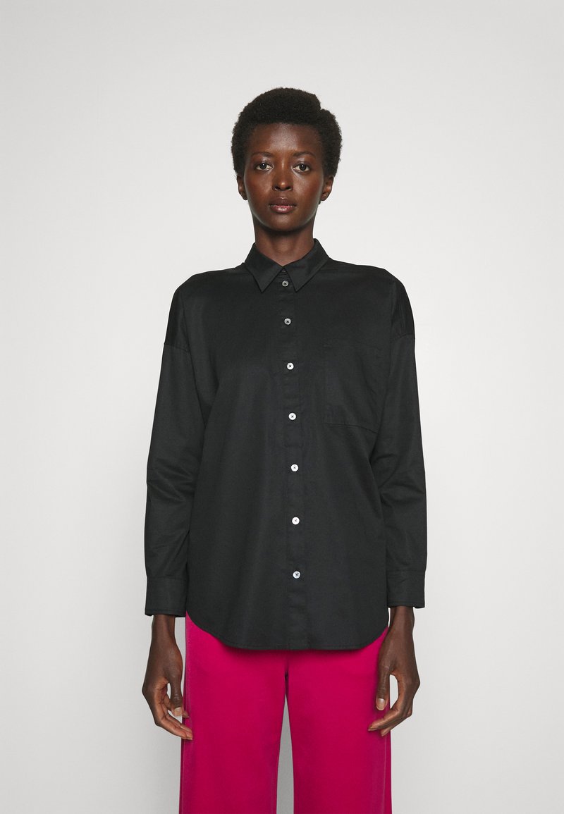 DRYKORN AAKE - Hemdbluse - black/schwarz - Zalando.ch