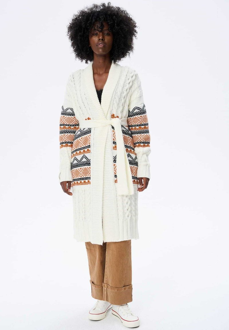 blue shadow BOLVE - Kardigan/biały - Zalando.pl