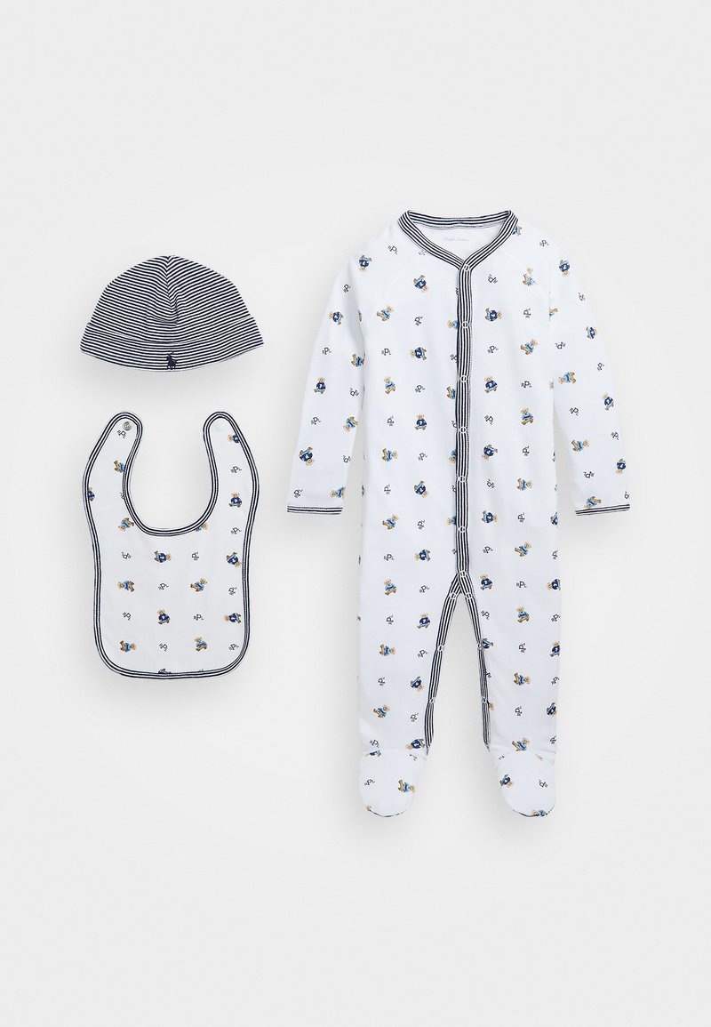 Polo Ralph Lauren POLO BEAR COTTON THREE-PIECE GIFT SET - Tuta jumpsuit ...