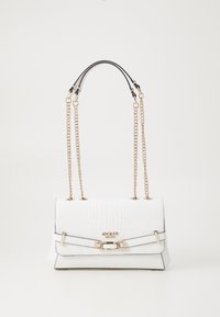 Guess SILVYE XBODY FLAP - Across body bag - white - Zalando