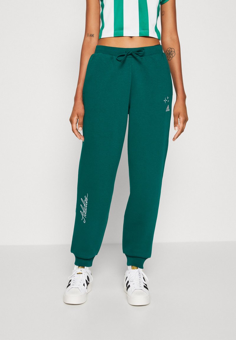 adidas Sportswear SCRIBBLE EMBROIDERY - Teplákové kalhoty - collegiate ...