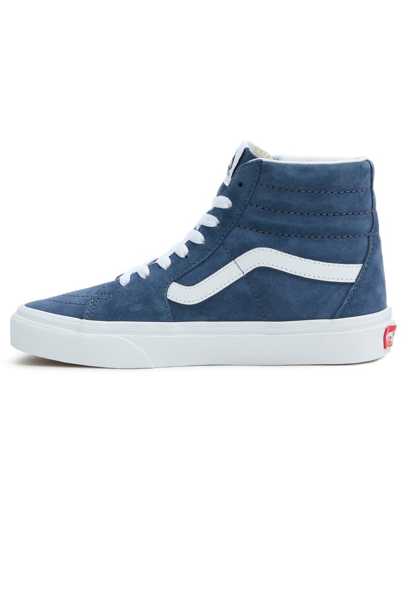Vans SK8-HI UNISEX - Sneaker high - pig suede vintage indigo/dunkelblau - Zalando.de