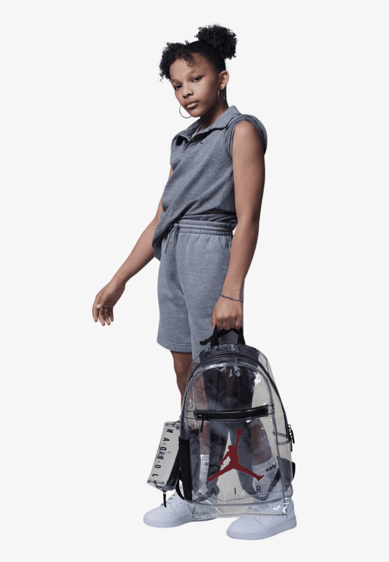 Jordan CLEAR SCHOOL BACKPACK UNISEX - Ryggsäck - clear/transparent ...