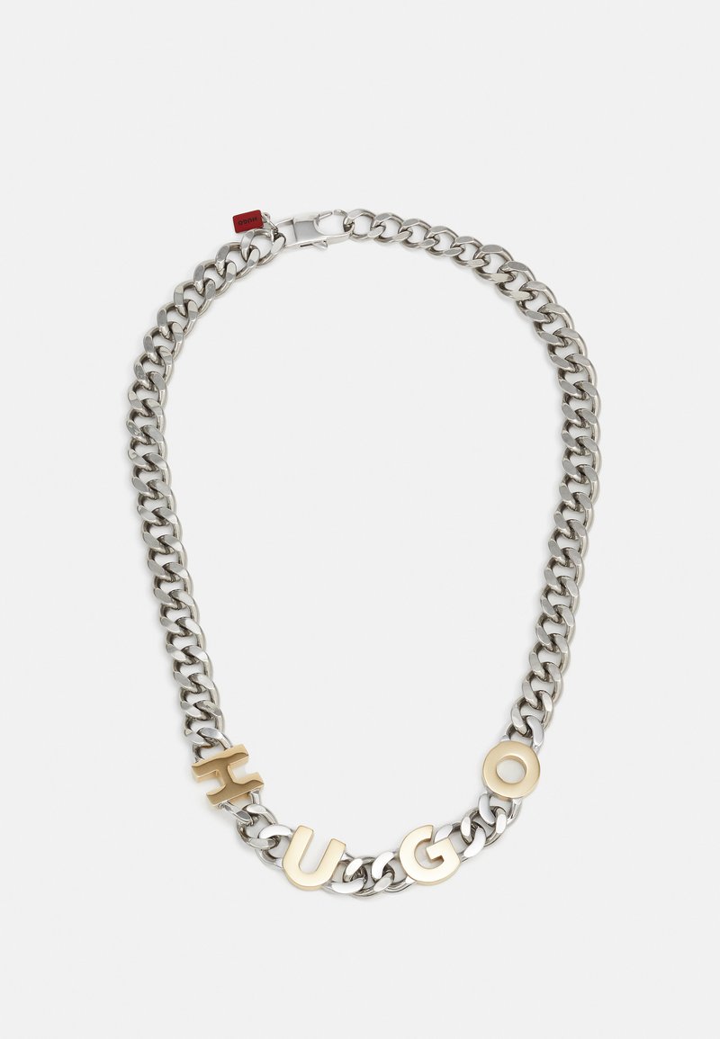 HUGO CHAIN UNISEX - Necklace - silver-coloured/gold-coloured/silver ...