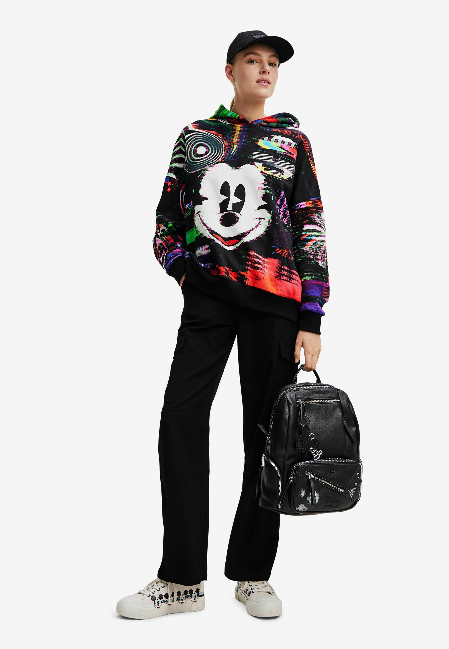 Desigual MIDSIZE MICKEY MOUSE - Tagesrucksack - black/schwarz - Zalando.ch