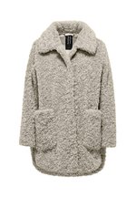 Bomboogie WITH CURLY EFFECT SHERPA COLLAR - Short coat - chantilly/off ...