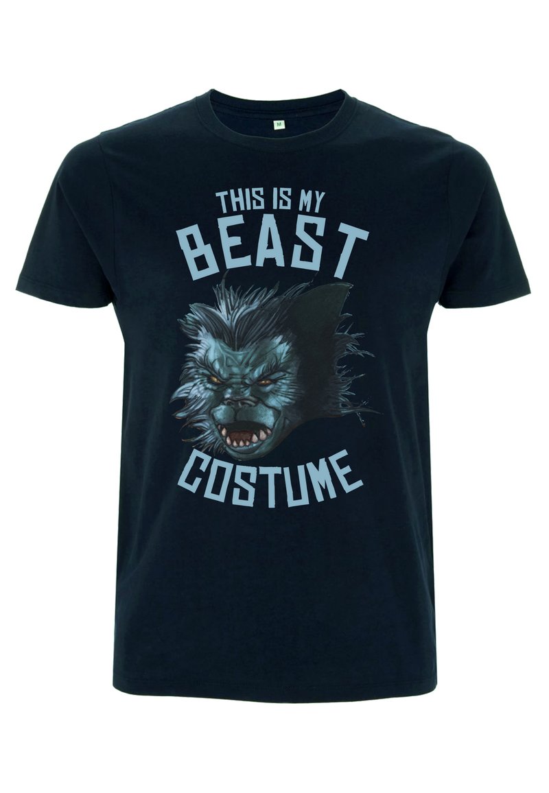 Marvel X-MEN BEAST COSTUME - T-shirt imprimé - navy blue/bleu marine ...