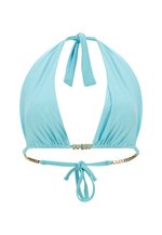Guess TRIANGOLO LUCIDO - Bikini top - azzurro/light blue - Zalando