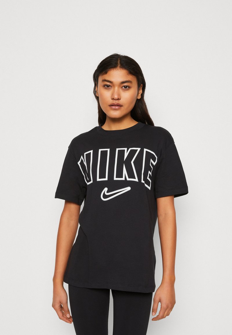 Nike Sportswear Tee T Shirts Print Black Sort Zalando Dk