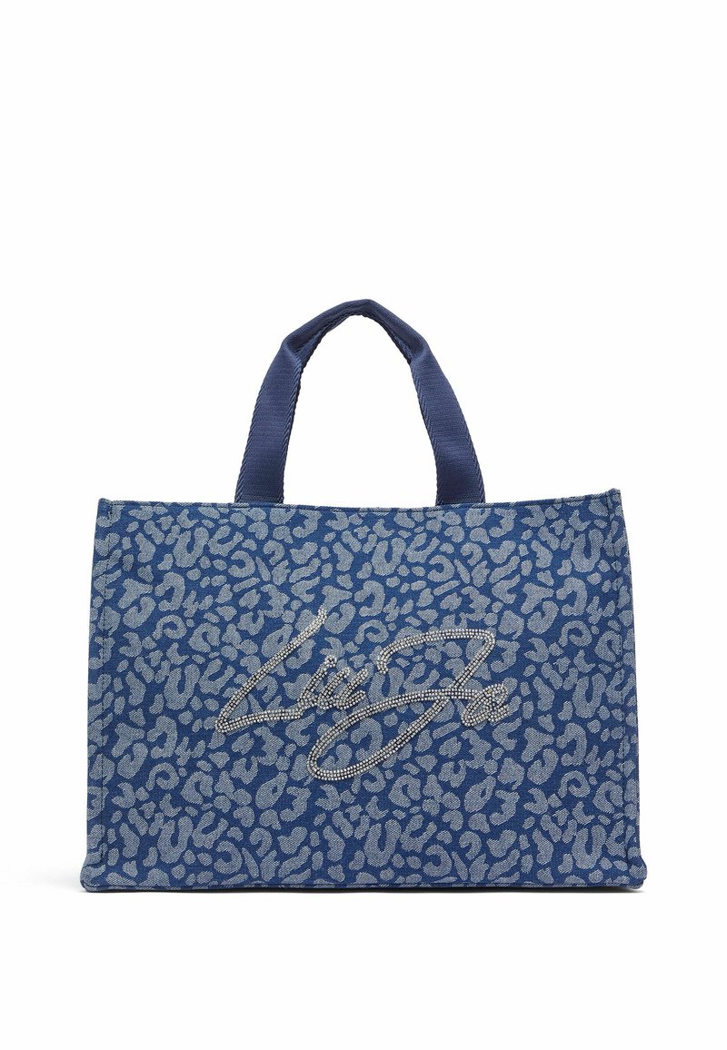 LIU JO LARGE ANIMAL-PRINT - Tote bag - blue - Zalando