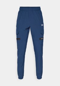 Under Armour UTILITY PANT - Tracksuit bottoms - academy/white/dark blue ...