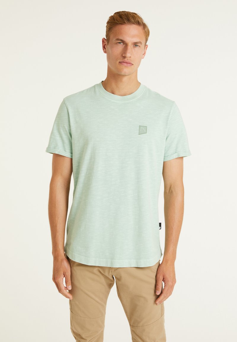 CHASIN' BRODY SLUB - T-shirt basic - light green/lichtgroen - Zalando.nl