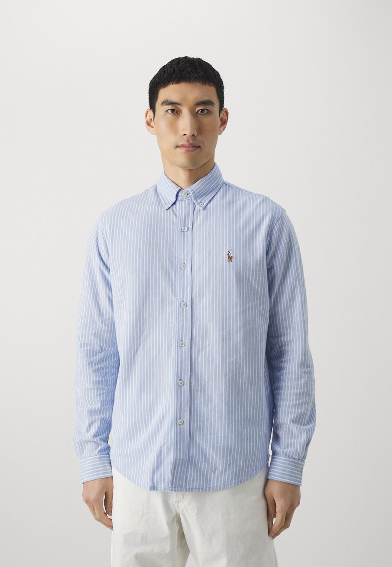 Polo Ralph Lauren LONG SLEEVE - Hemd - blue/white/hellblau - Zalando.at