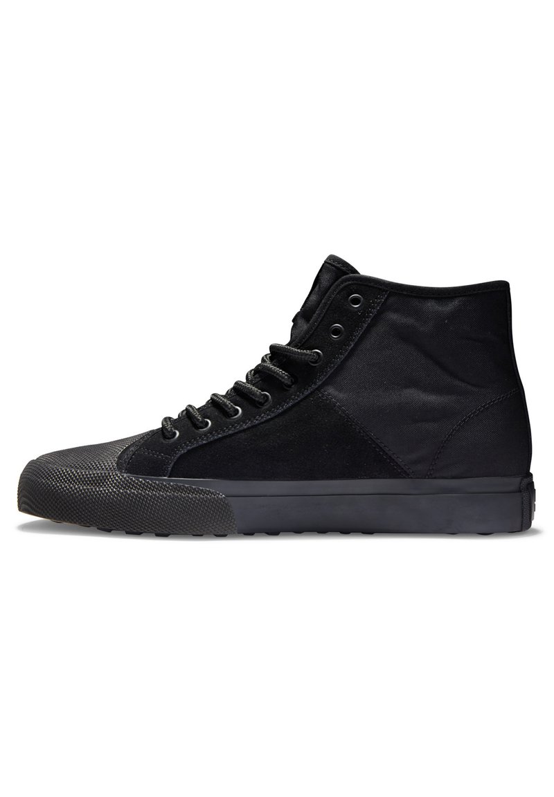 DC Shoes MANUAL HI WNT - Höga sneakers - black/svart - Zalando.se