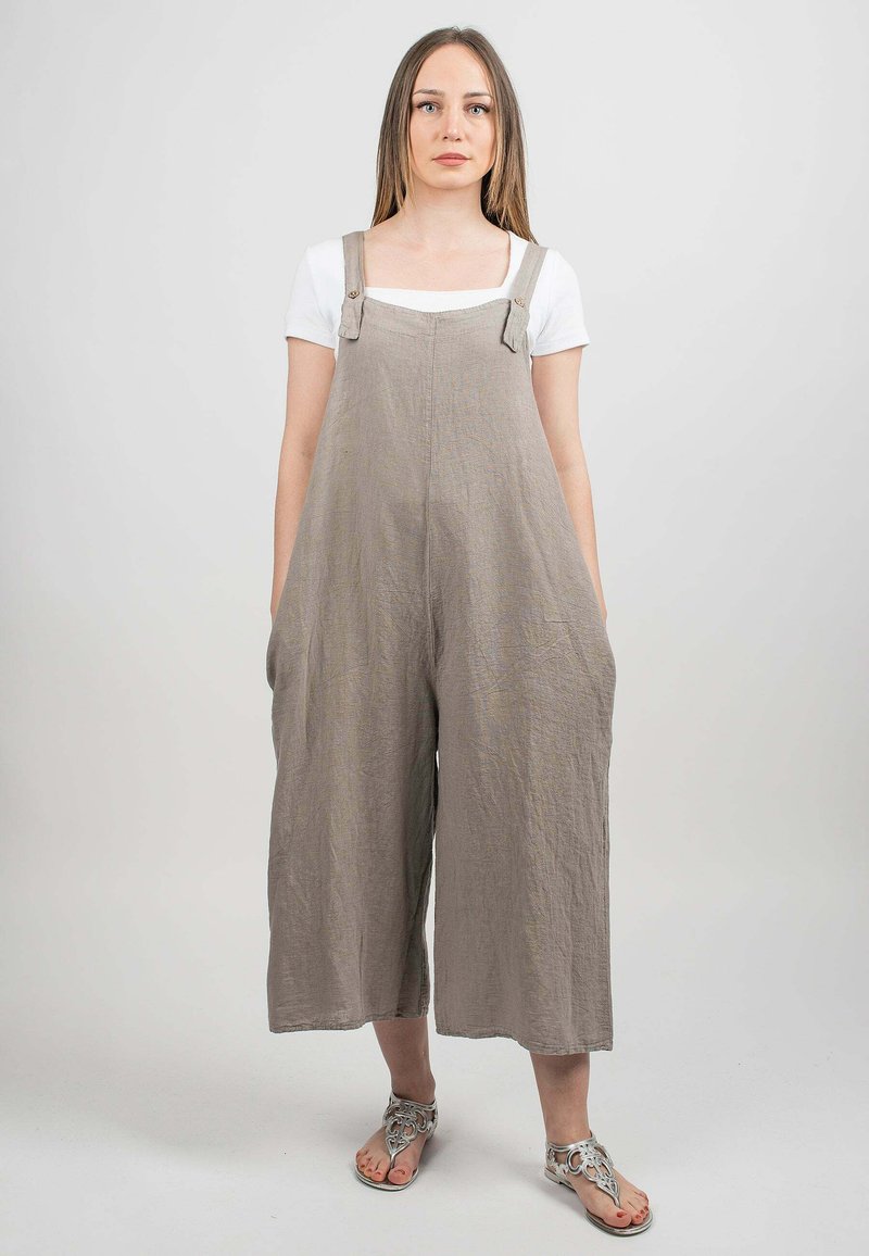 Dalle Piane Cashmere OVERALLS - Dungarees - visone/light brown - Zalando.ie