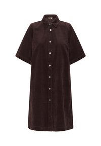 Culture BAELA KLAY - Shirt dress - bitter chocolate/bordeaux - Zalando.ie