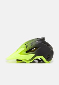 Fox Racing SPEEDFRAME HELMET UNISEX - Helm - black/yellow/schwarz ...