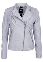 Maze SALLY - Leather jacket - sky/light blue - Zalando.de
