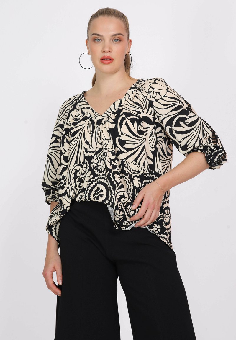 Jean Marc Philippe Blouse - beige noir/beige - Zalando.nl